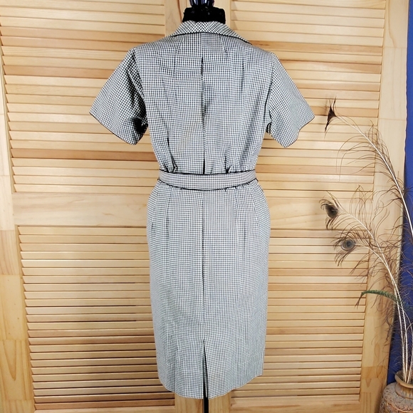 DeDe Johnson | Dresses | Vintage 5s 60s Check Shirtwaist Dress Size 20 ...